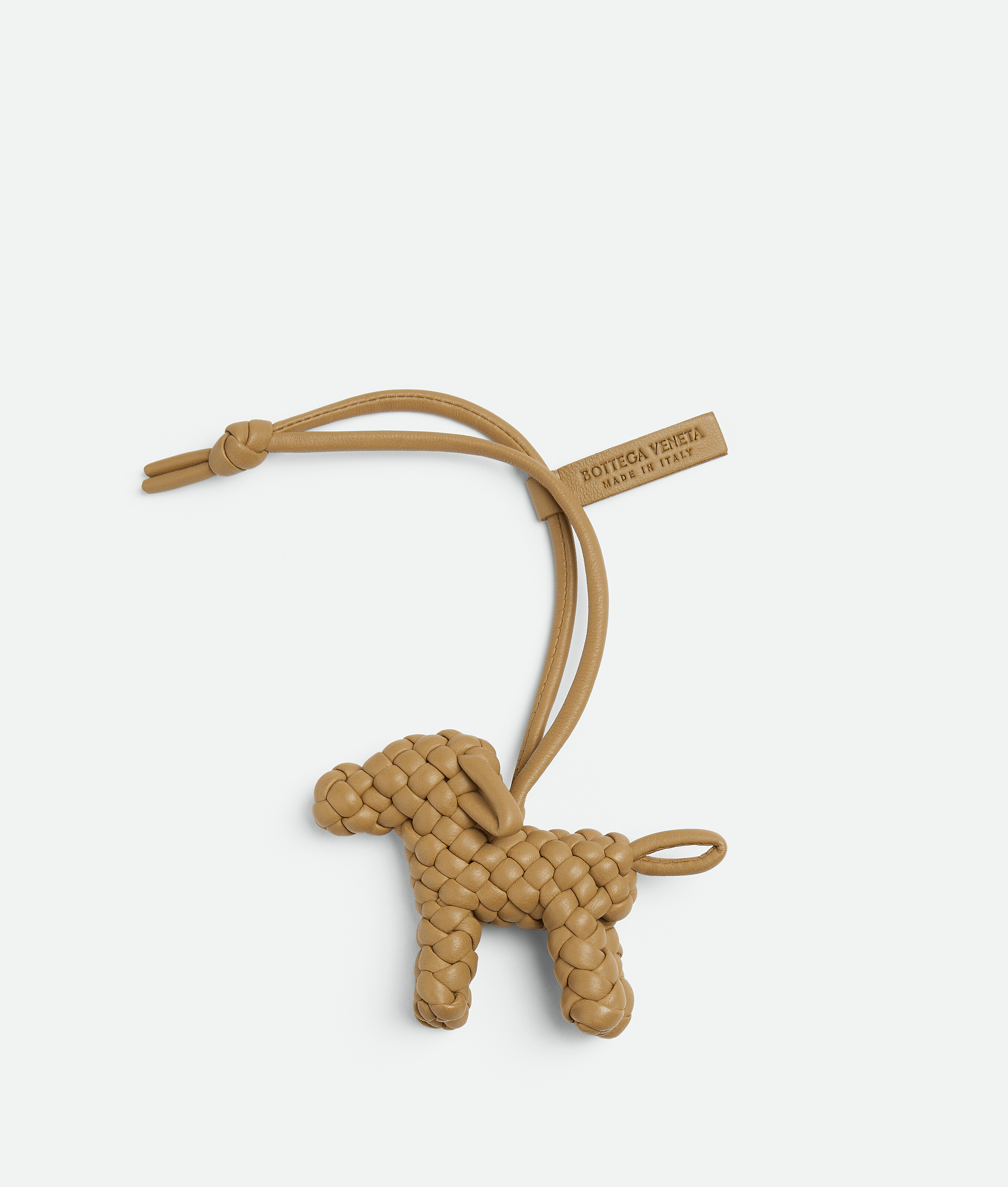 Bottega Veneta Dog Charm - Dark Praline | Editorialist